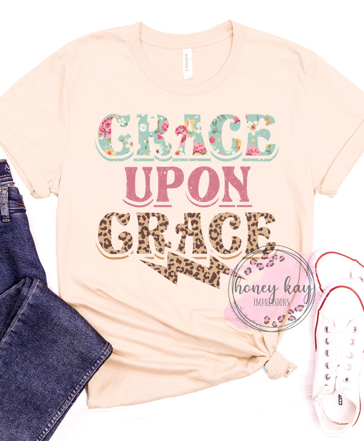 DTF Grace Upon Grace Pattern – Honey Kay Impressions