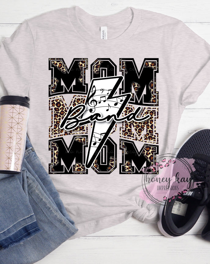 DTF Band Mom Lightning – Honey Kay Impressions