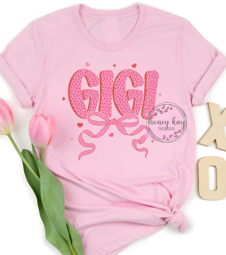 DTF Pink Spotted Titles – Honey Kay Impressions