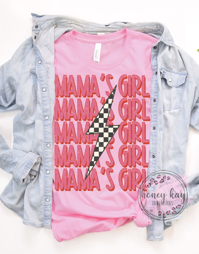 DTF Mama's Girl Lightning Youth – Honey Kay Impressions
